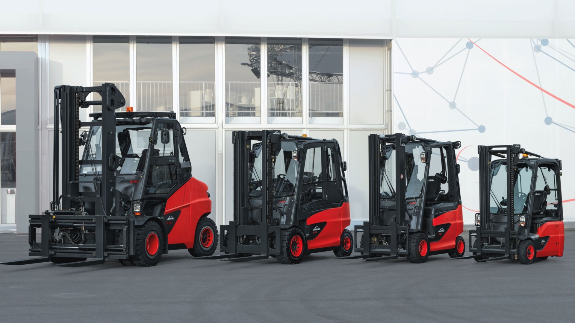 Empilhadeiras elétricas da Linde Material Handling Empilhadeiras elétricas da Linde Material Handling