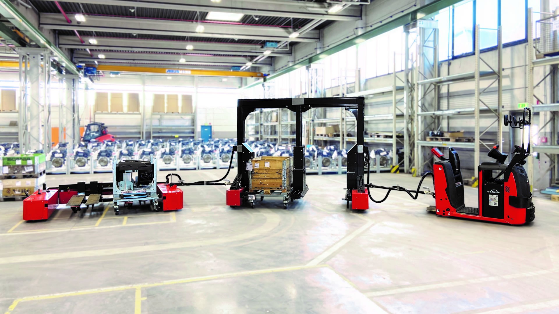 Comboios logísticos | Linde Material Handling